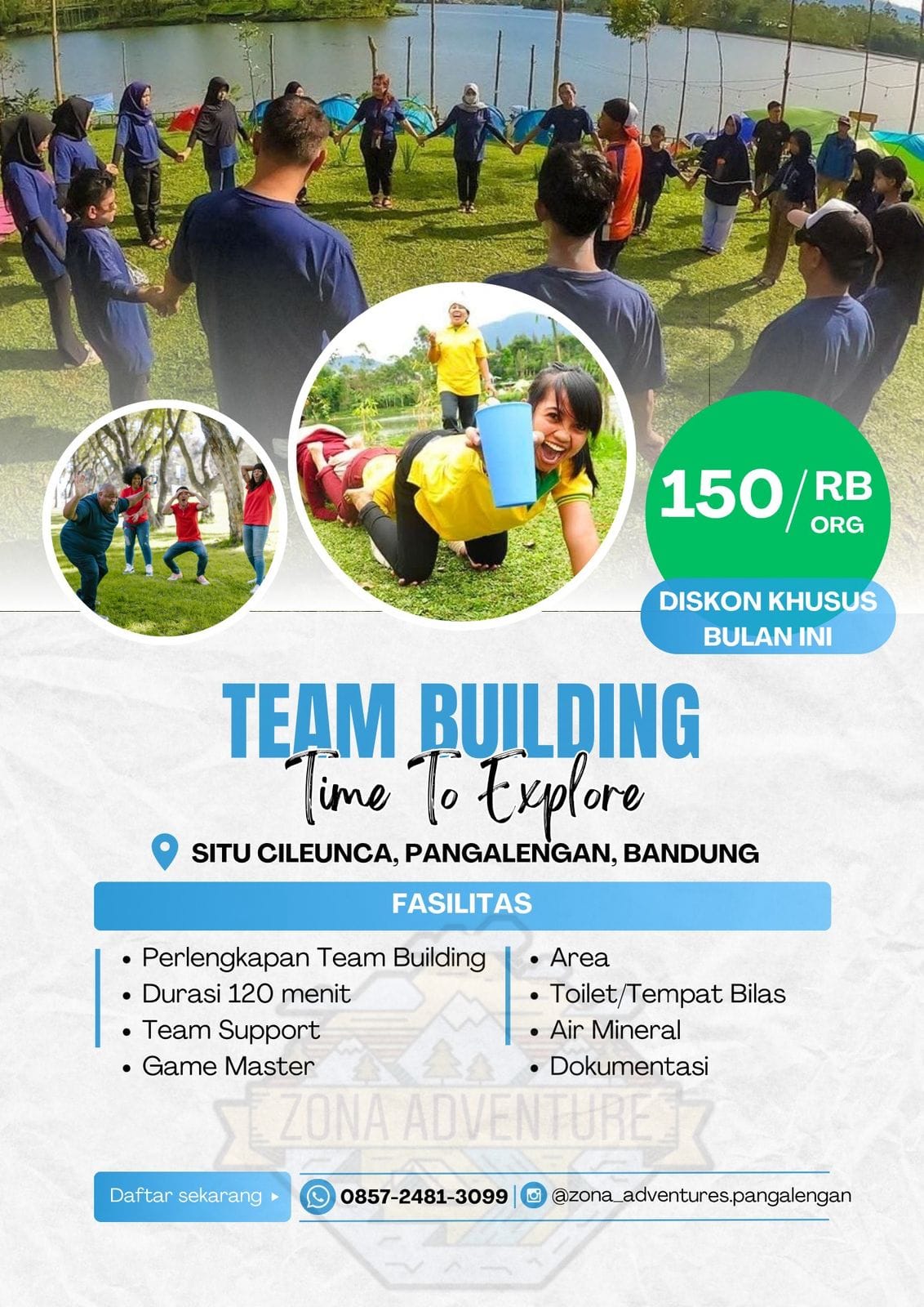 Team Building Zona Adventures Pangalengan - Cabin Villa Pangalengan